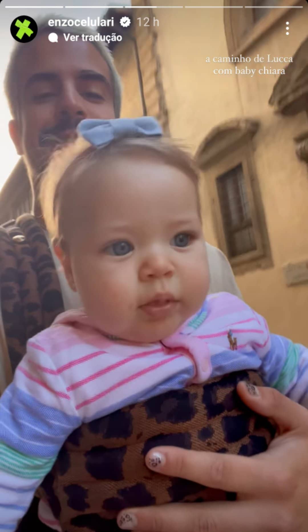 Enzo Celulari encanta ao mostrar passeio com a irmã na Itália ...