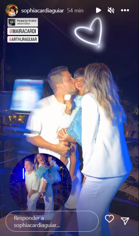 Maíra Cardi e Arthur Aguiar fazem festa luxuosa para a filha, Sophia ...