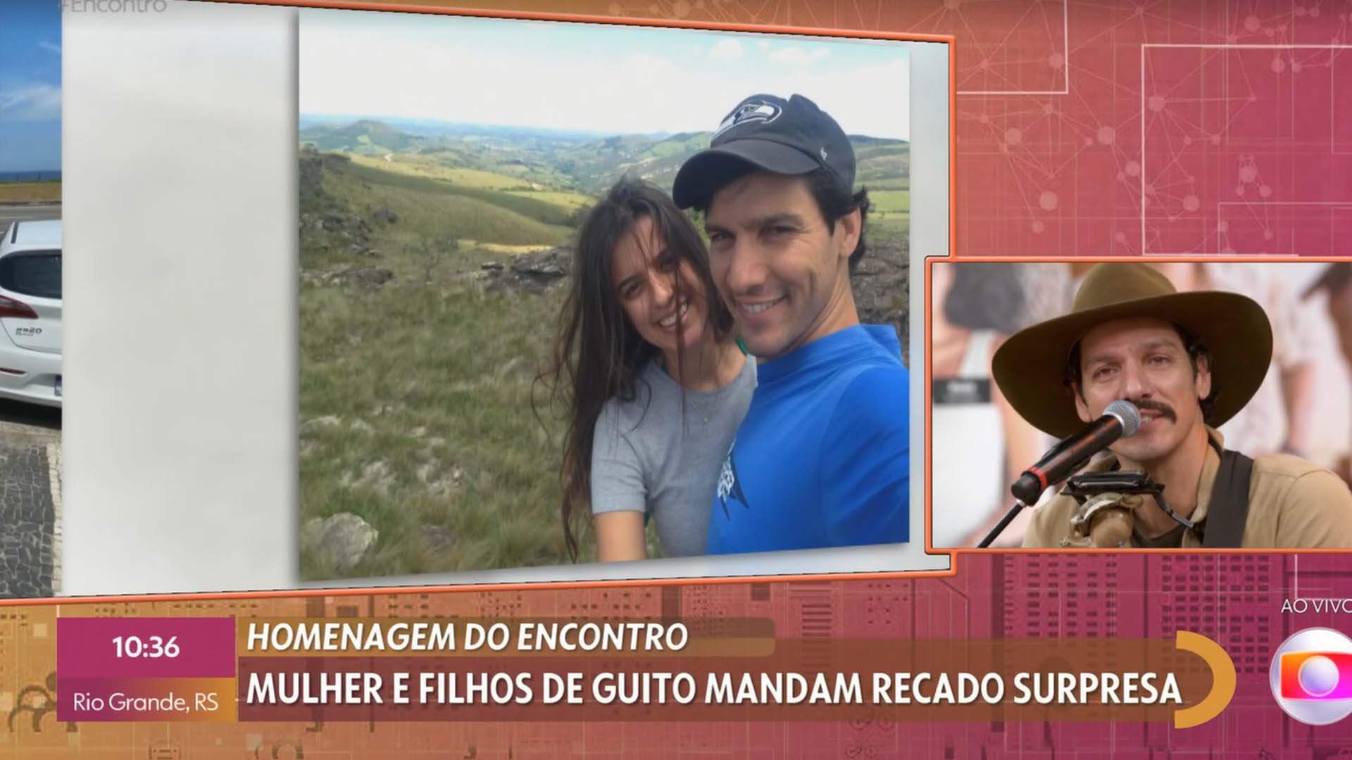 Esposa de Guito faz rara aparição na TV para homenageá-lo - CARAS Brasil