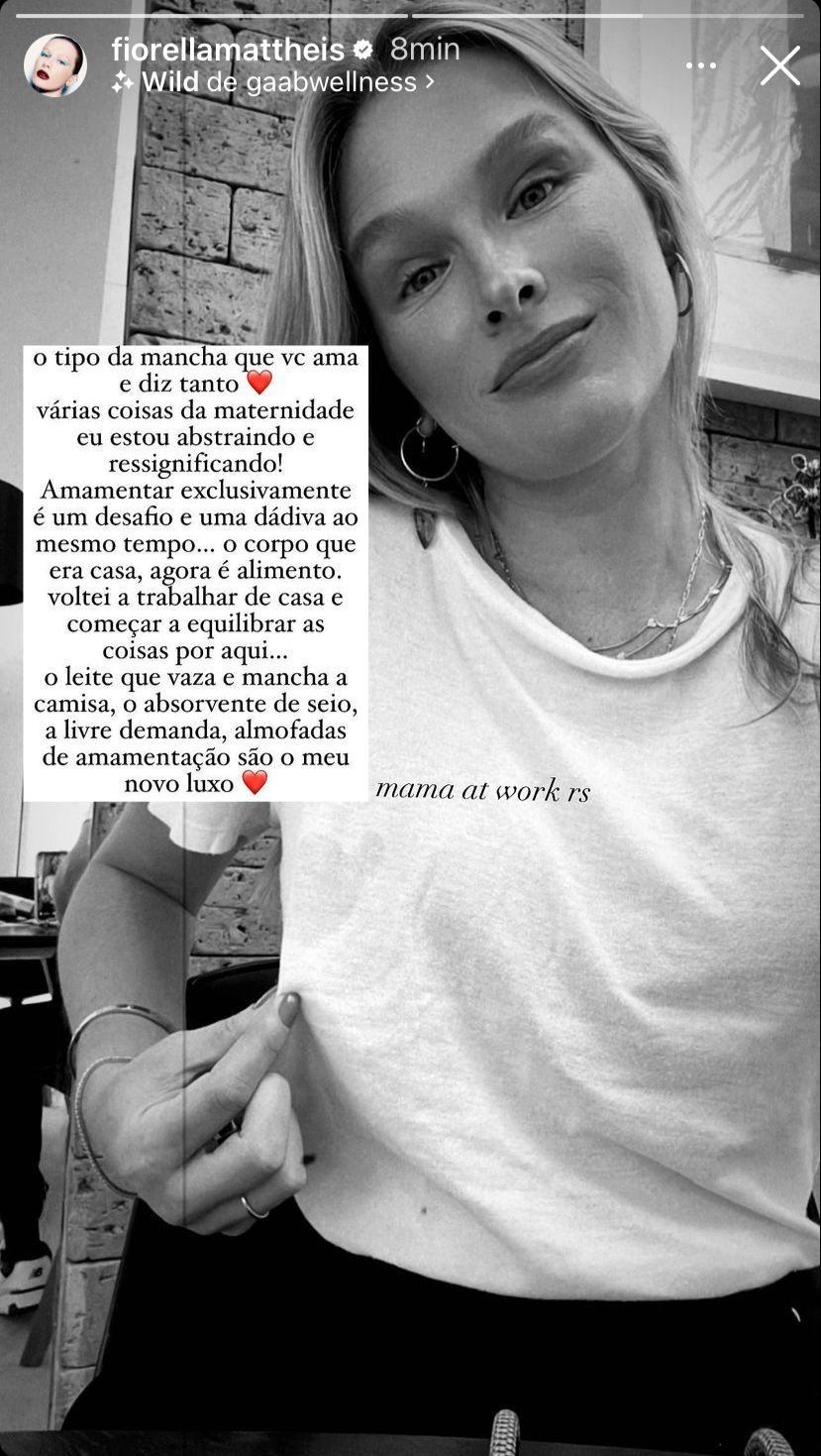 Fiorella Mattheis faz relato sobre amamentação: “Meu novo luxo” - CARAS ...