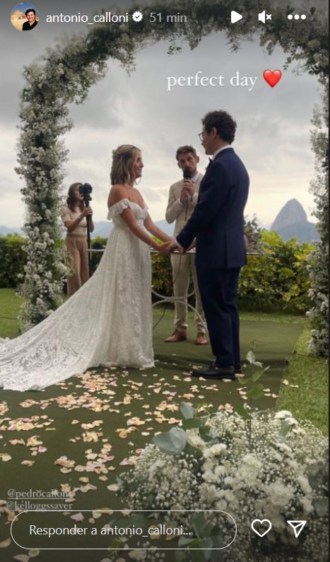 Antonio Calloni celebra o casamento do seu filho, Pedro: 'Orgulho ...
