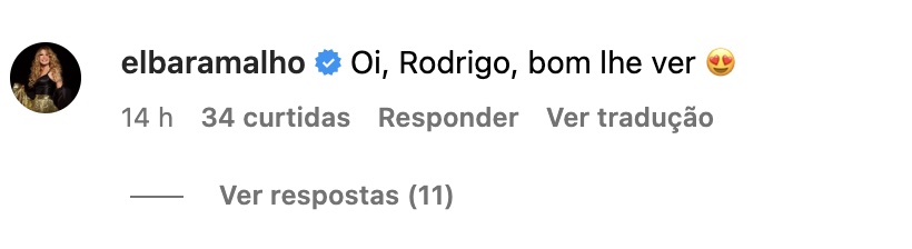 Comentário de Elba Ramalho em foto do ex de Preta Gil gera críticas ...