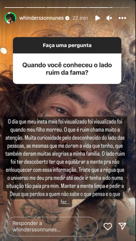 Whindersson Nunes recorda momento em que conheceu 'lado ruim da fama ...