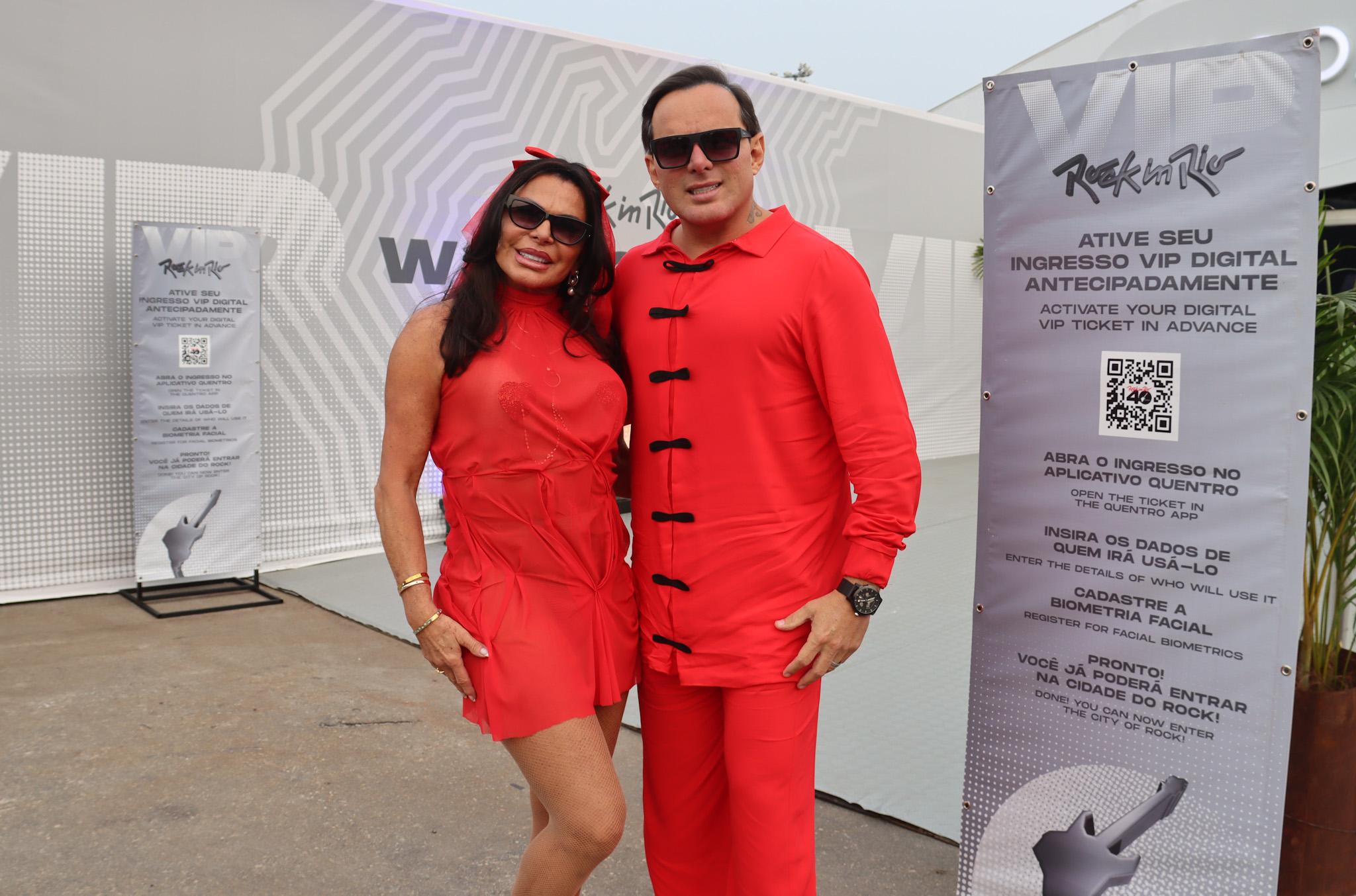 Gretchen e Esdras de Souza renovam votos no Rock in Rio - CARAS Brasil