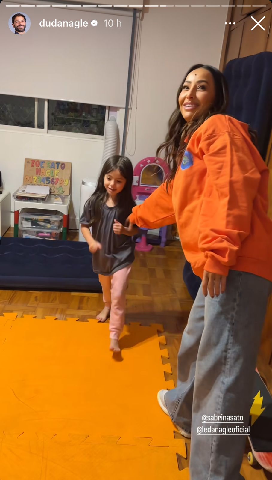 Separados, Sabrina Sato e Duda Nagle mostram momento em família com a ...