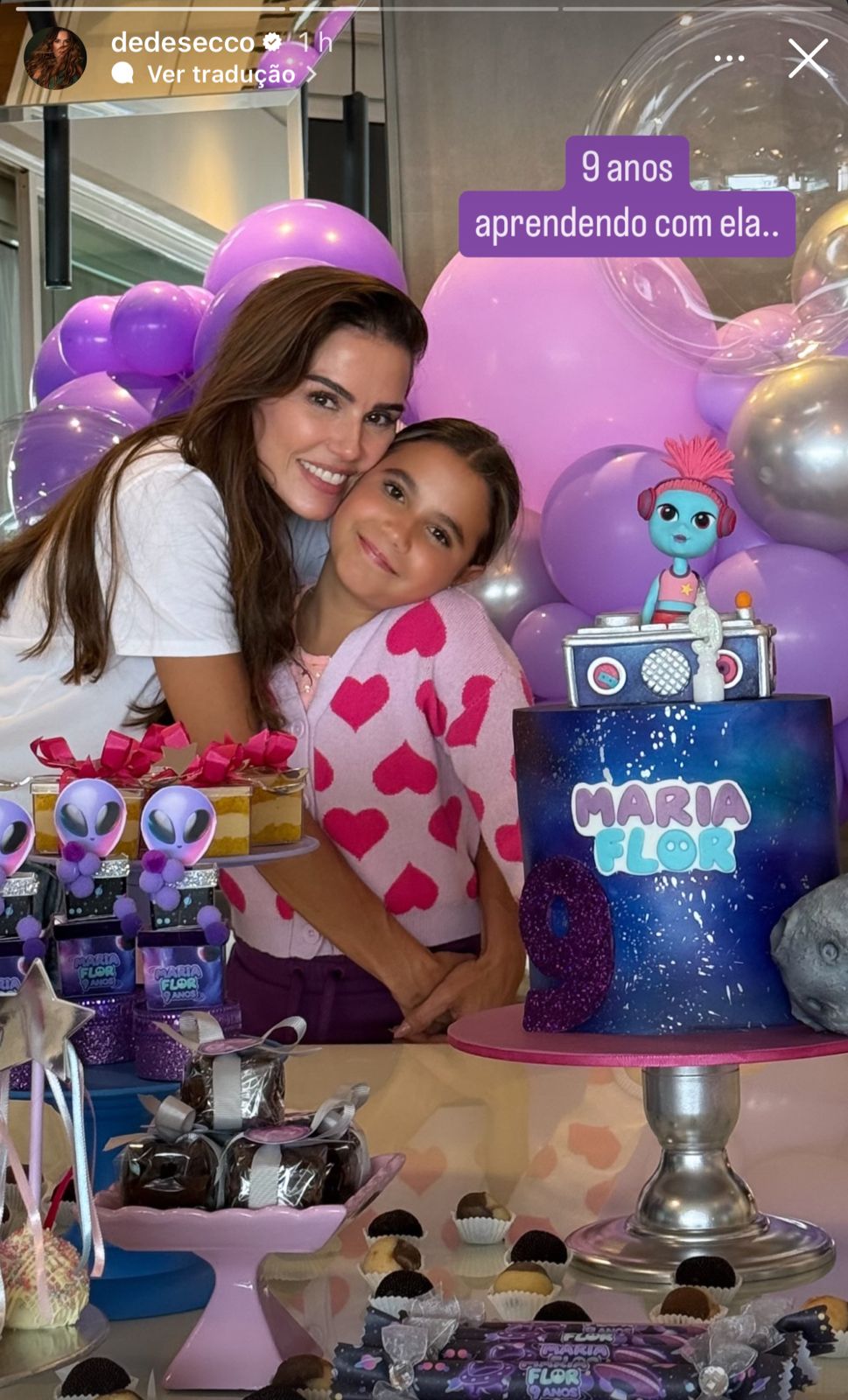 Que lindo! Deborah Secco abre registros de decoração do aniversário da ...
