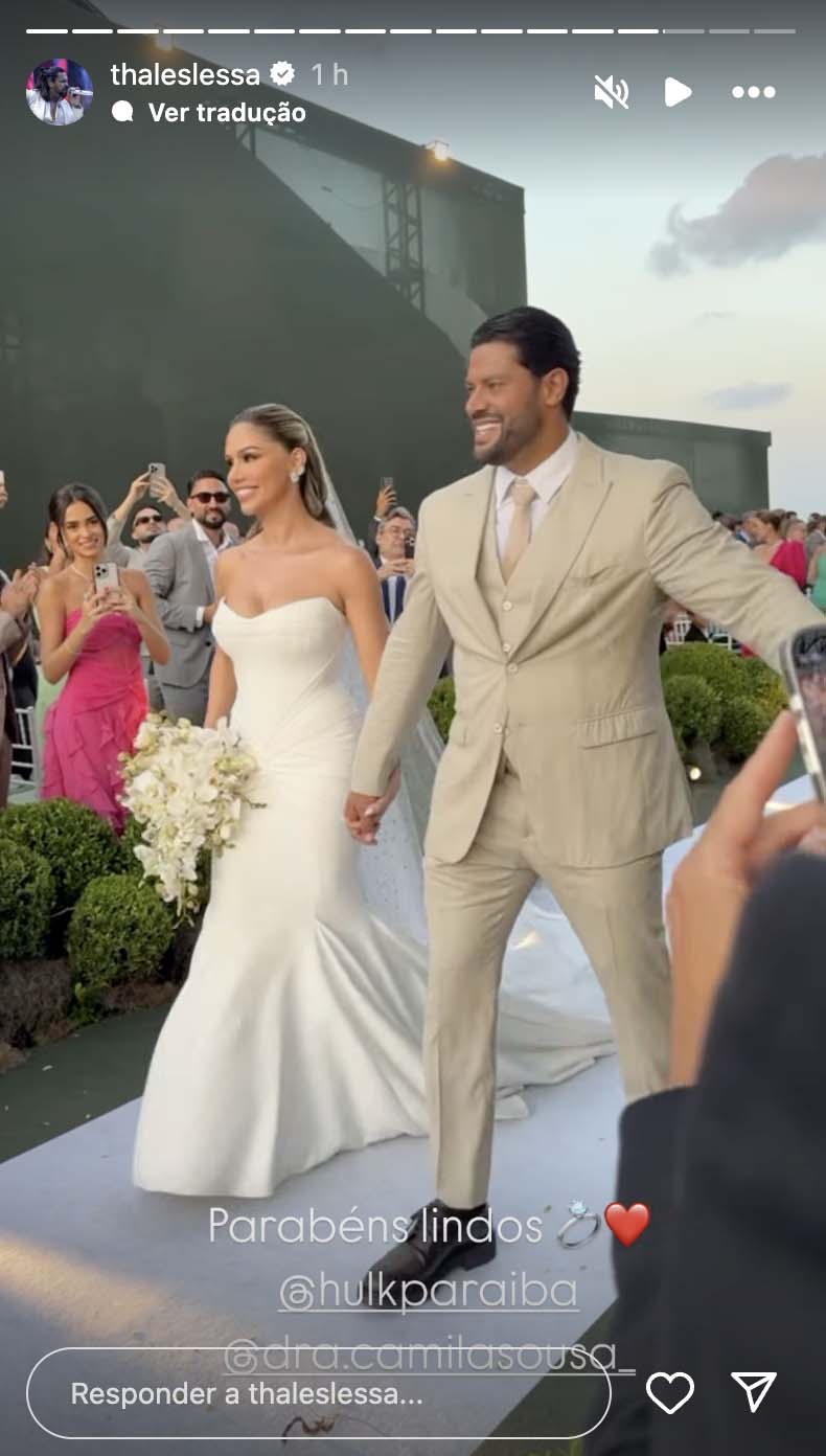 Hulk e Camila se casam pela segunda vez em menos de uma semana - CARAS ...