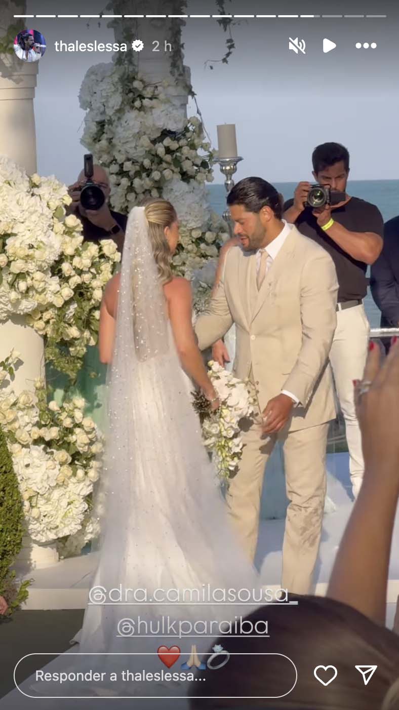 Hulk e Camila se casam pela segunda vez em menos de uma semana - CARAS ...
