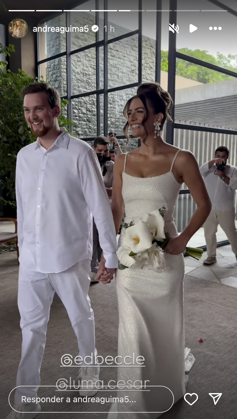 Luma Cesar revela detalhes de como conheceu o marido: ‘Amor da vida ...