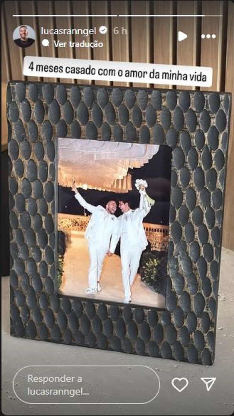 Lucas Rangel celebra quatro meses do casamento com Lucas Bley - CARAS ...
