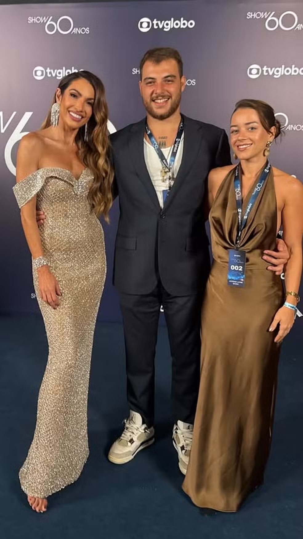 Festa de 60 anos da TV Globo rende foto rara de Patrícia Poeta com o ...