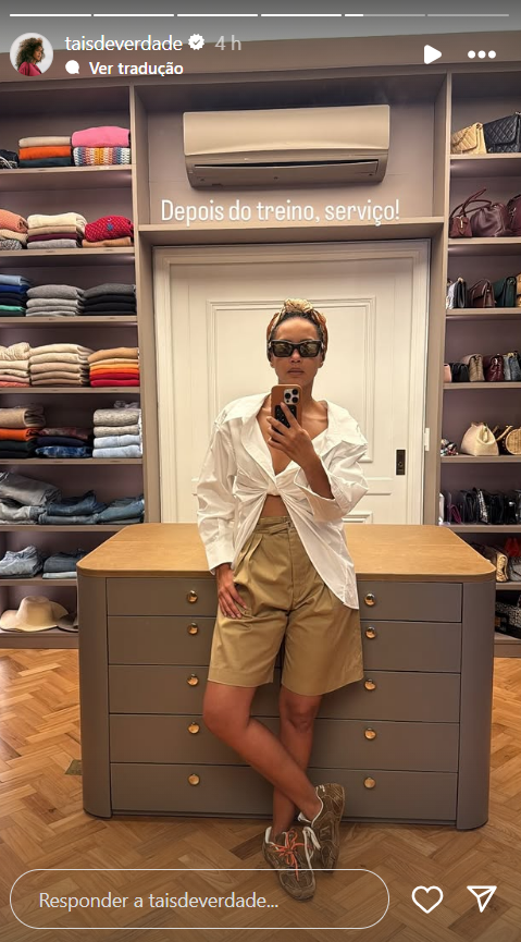 Uau! Taís Araujo impressiona ao mostrar interior de novo closet - CARAS ...