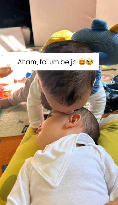 Biah Rodrigues encanta ao mostrar momento fofo dos filhos gêmeos ...