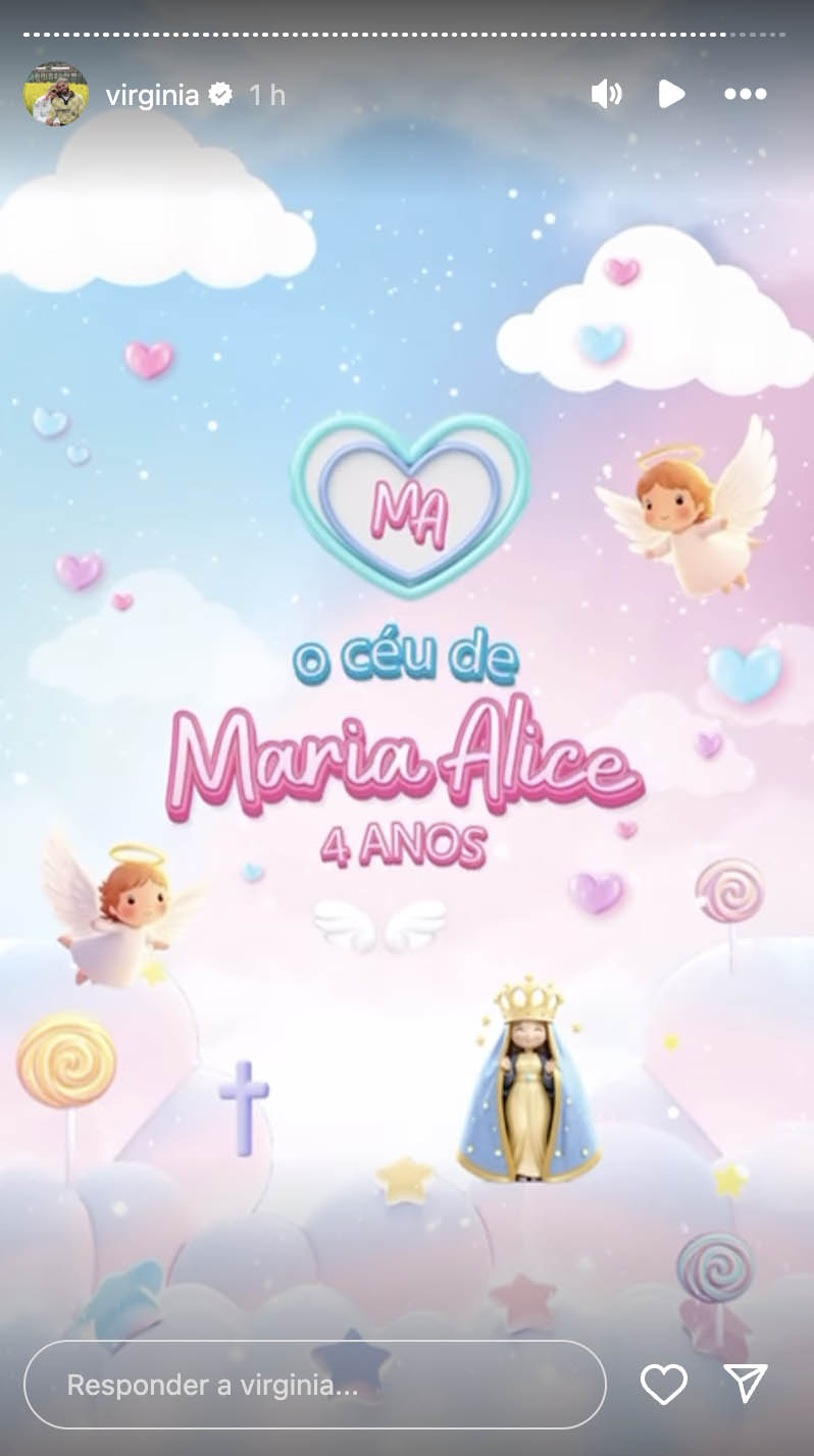 Virginia Fonseca revela qual é o tema da festa de aniversário de Maria ...