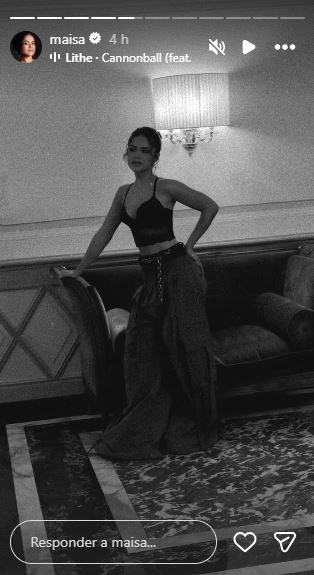 Maisa escolhe look icônico para desfile da Dolce & Gabbana em Milão ...