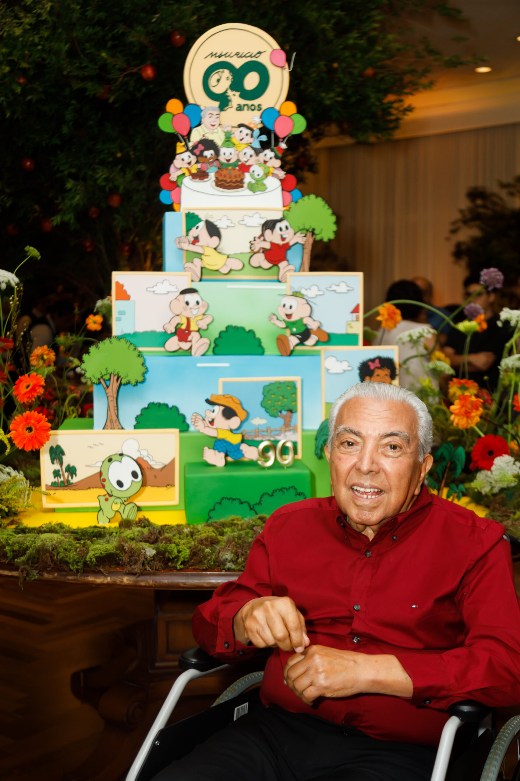 Mauricio de Sousa reúne os 9 filhos em seu aniversário de 90 anos ...