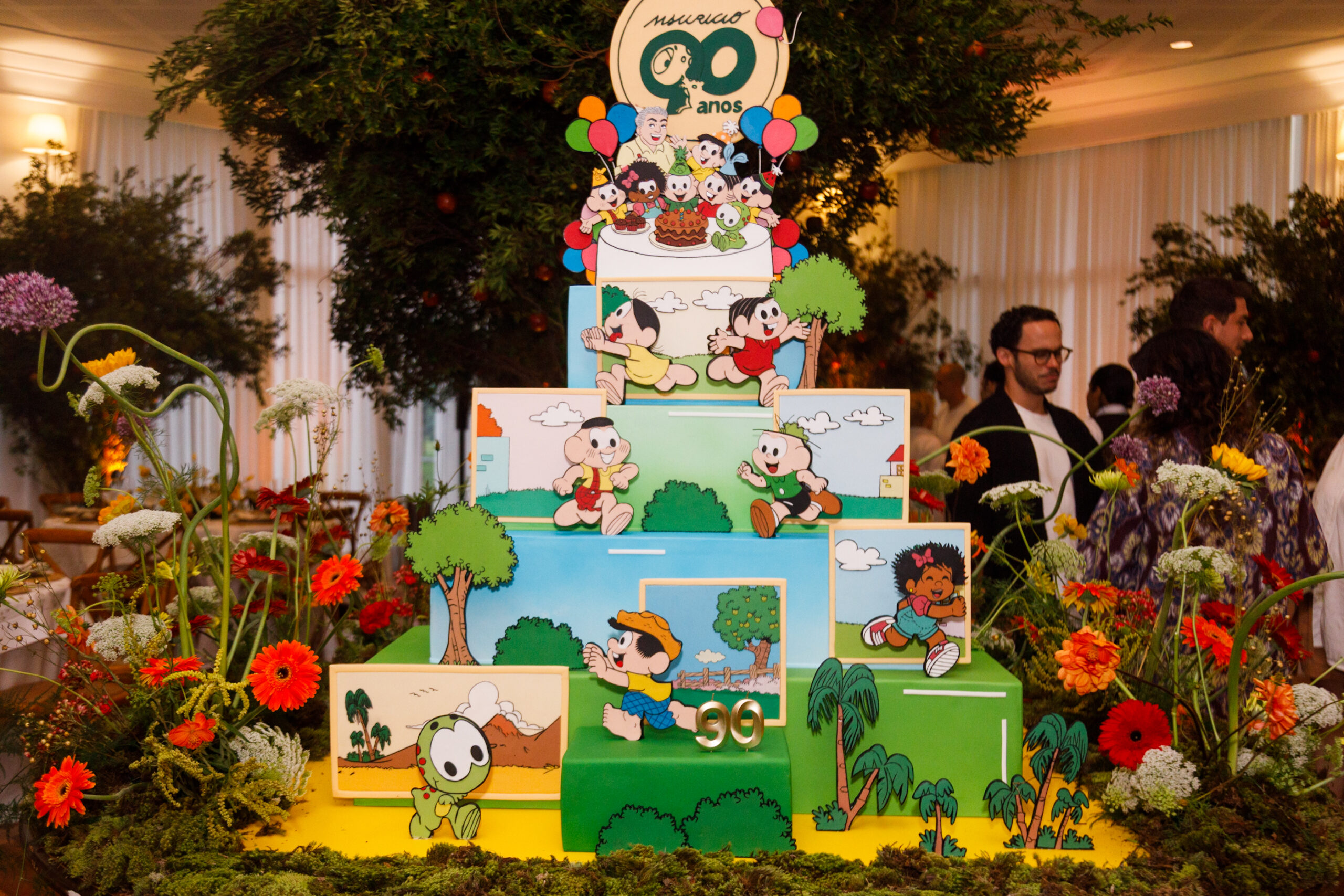 Mauricio de Sousa reúne os 9 filhos em seu aniversário de 90 anos ...