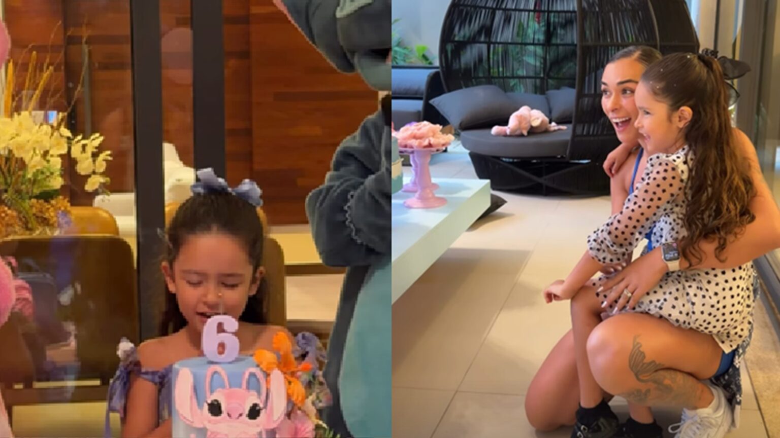 Filha de Tainá Militão e Léo Pereira celebra 6 anos com festa temática ...