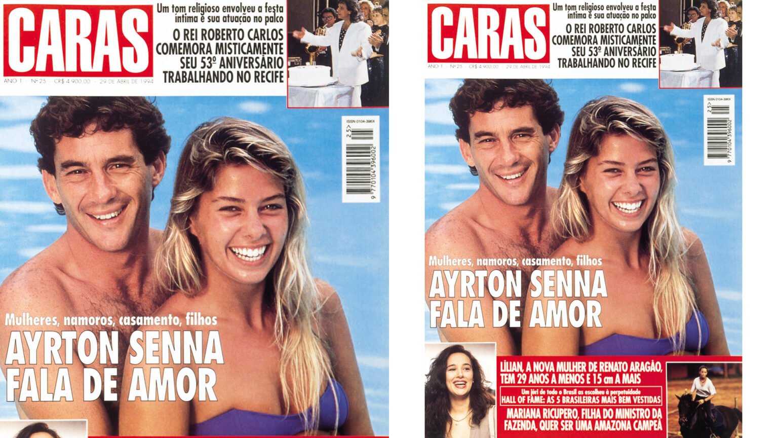 Ayrton Senna e Adriane Galisteu: O ensaio fotográfico exclusivo na ...