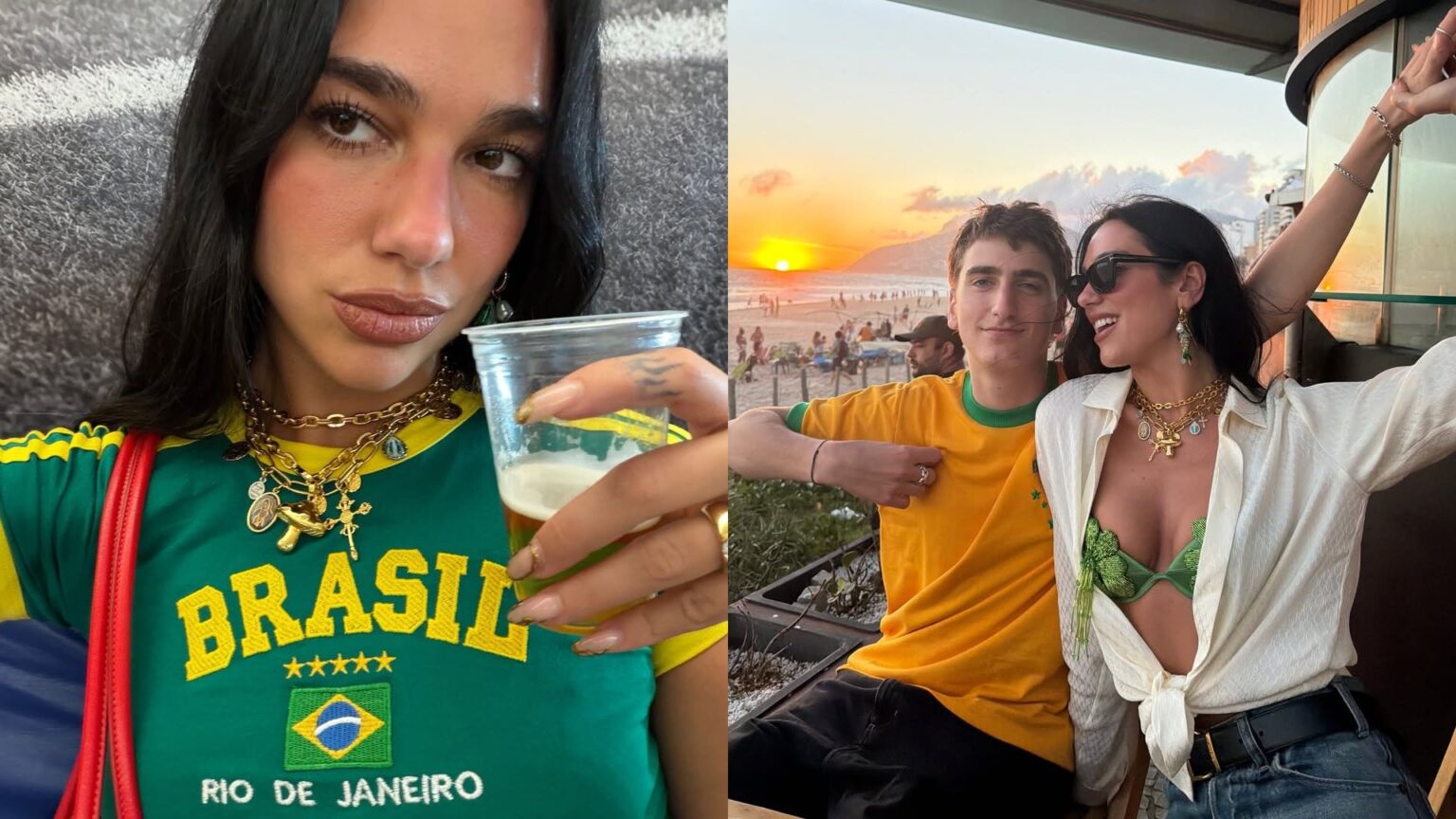 Dua Lipa abre álbum de fotos de sua passagem pelo Rio; veja fotos ...