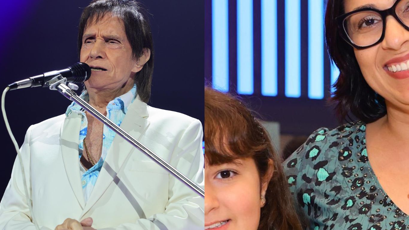 Neta de Roberto Carlos faz rara aparição em show do cantor em SP; foto ...