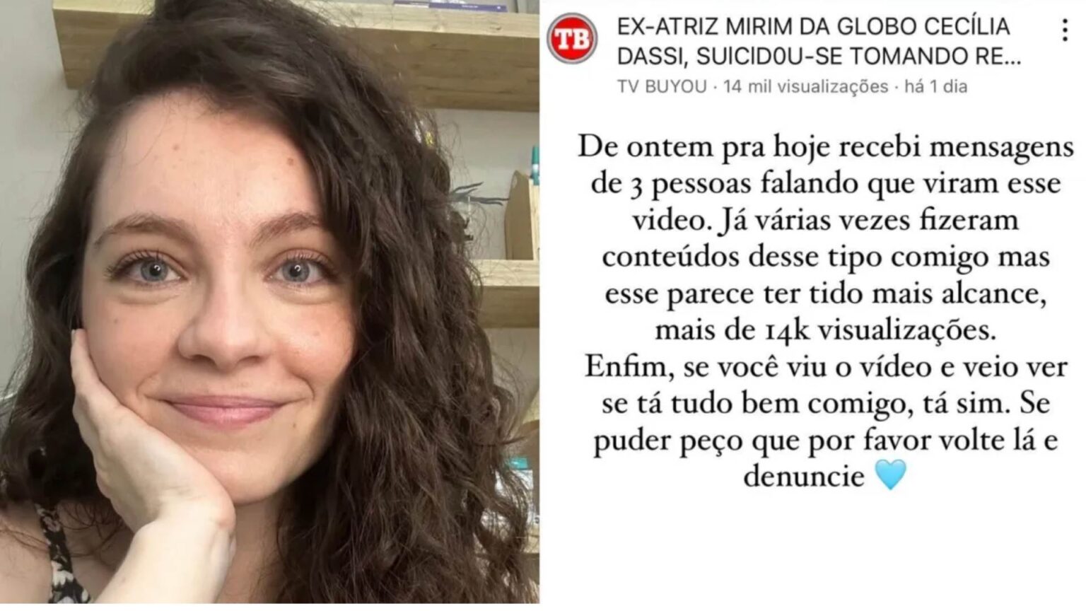 Após boato de morte, ex-atriz da Globo chega aos 36 anos longe da TV ...