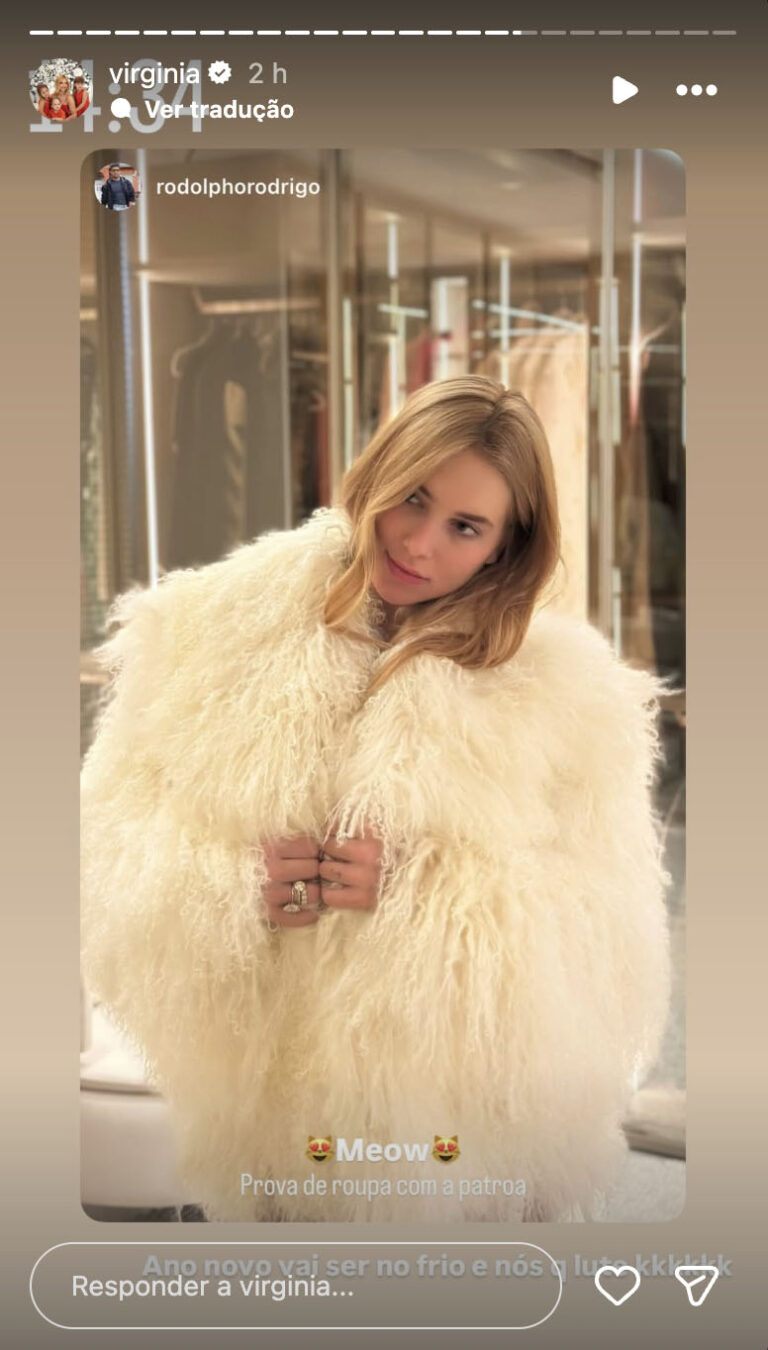 Virginia exibe um dos looks que vai usar para rever Vini Jr - CARAS Brasil