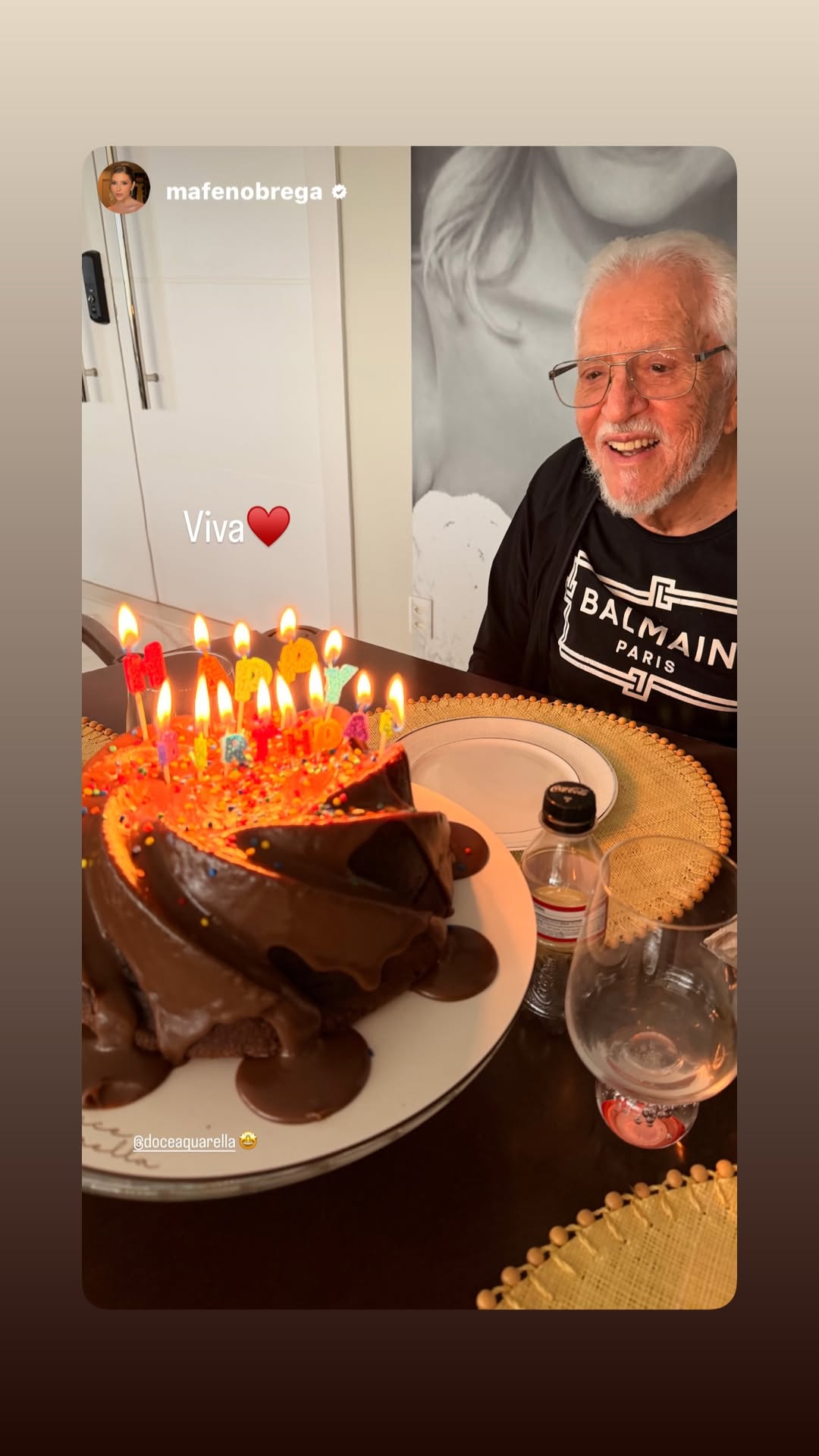 Aos 90 anos, Carlos Alberto de Nóbrega celebra aniversário em família ...