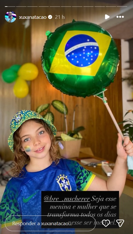 Ela cresceu! Fernando Scherer celebra 13 anos da filha com Sheila Mello ...