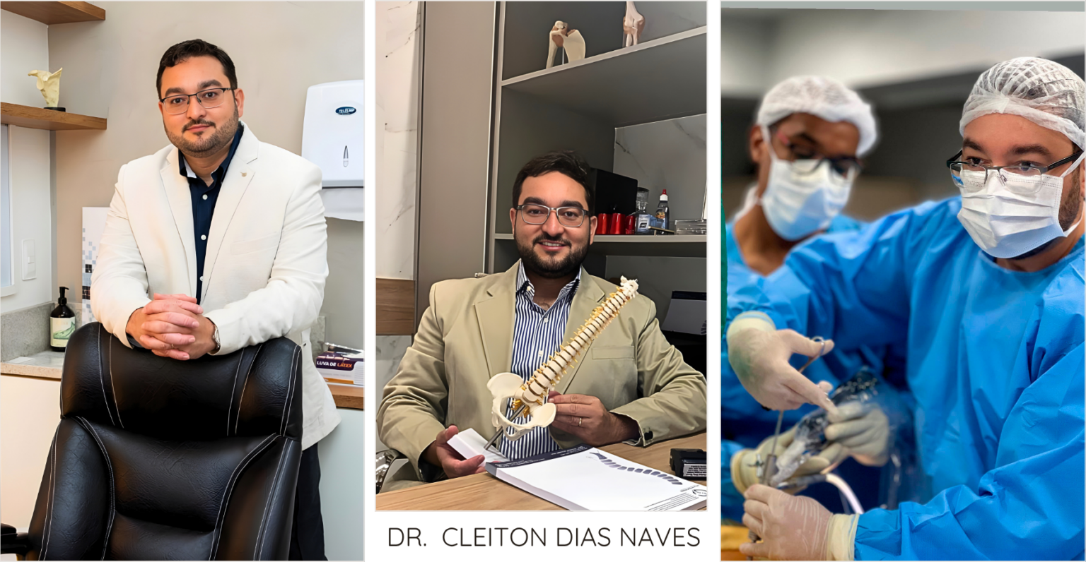 Cleiton Naves une trajetória pessoal e atuação como cirurgião de coluna ...