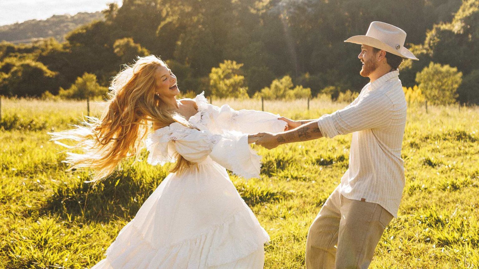 Gustavo Tubarão e Jade Sales revelam bastidores de festa de casamento ...