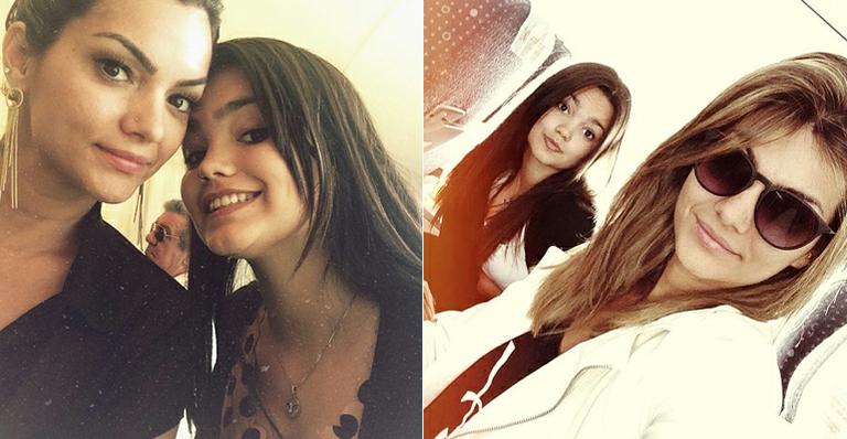 Aos 13 anos, Suzanna, filha de Kelly Key e Latino, está namorando ...