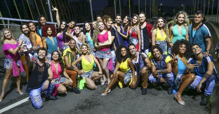 Participantes do Dancing Brasil 3 gravam vinheta na Ponte Estaiada, em ...