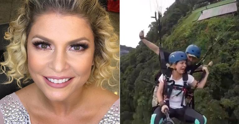 Bárbara Borges supera o medo e faz voo de parapente - CARAS Brasil