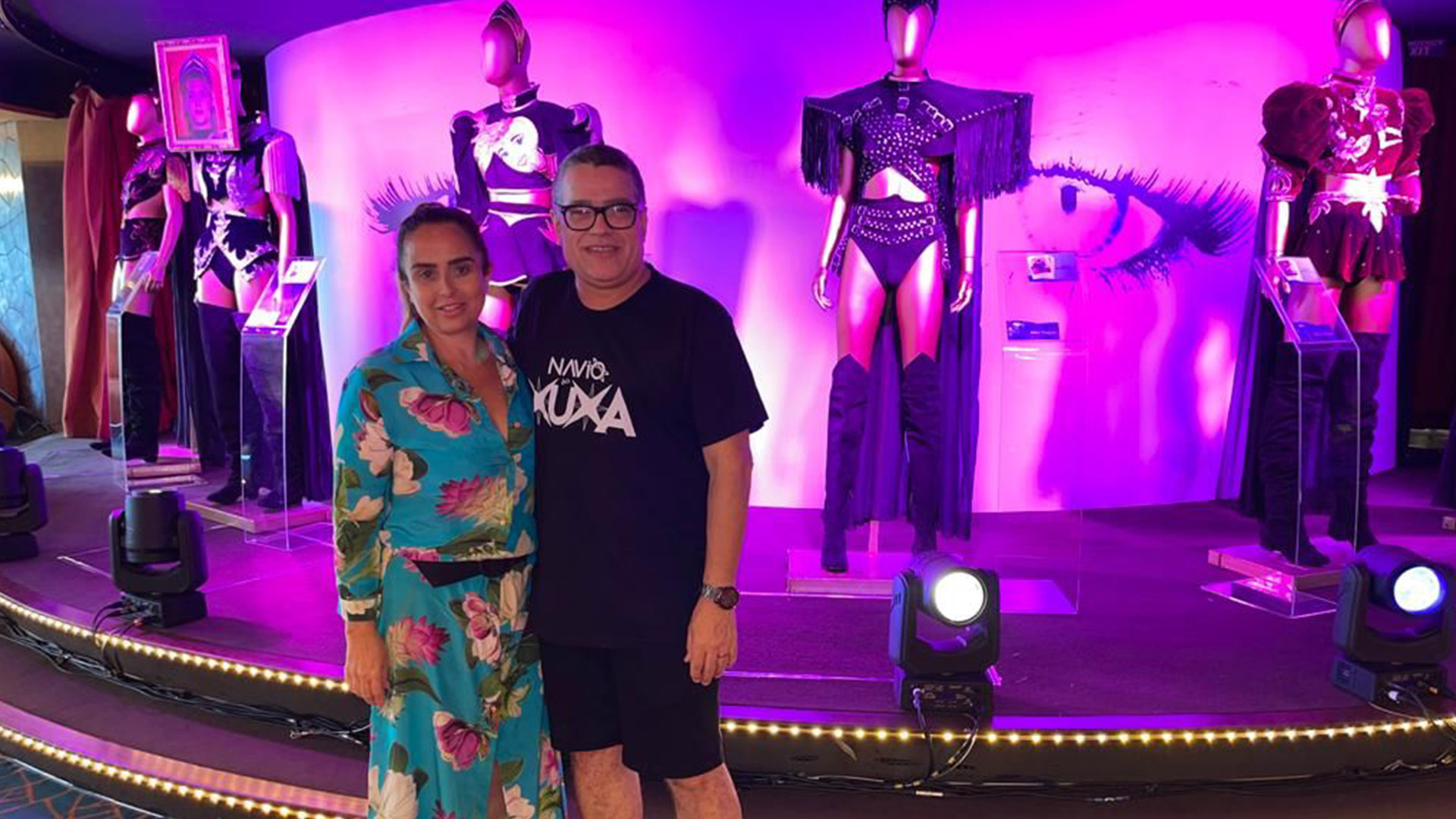 Valeria Costa tem trabalho exposto no navio da Xuxa - CARAS Brasil